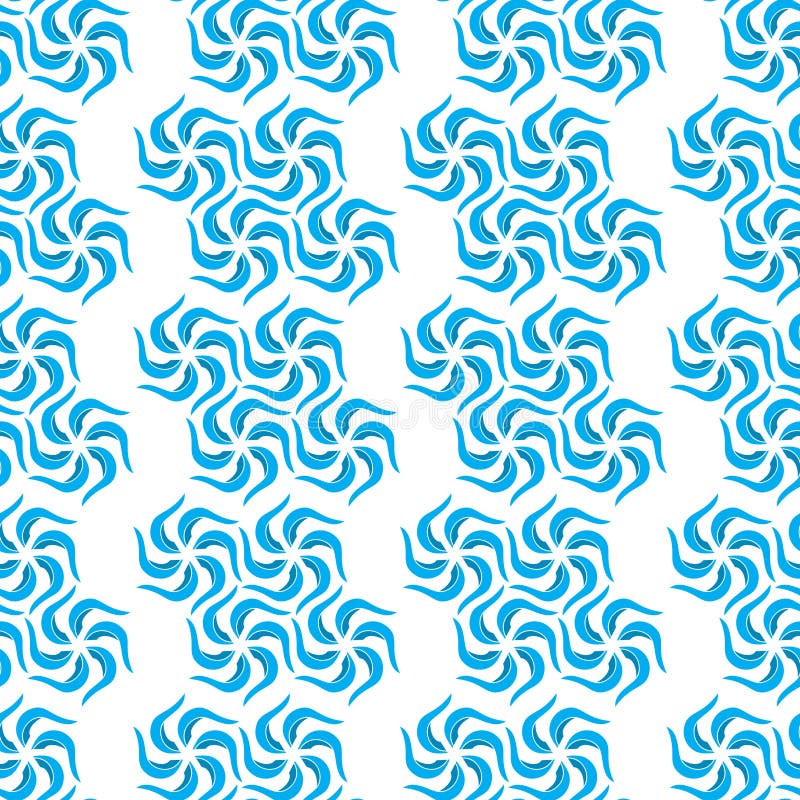 Abstract Pattern Blue Symbol Stock Vector - Illustration of business ...