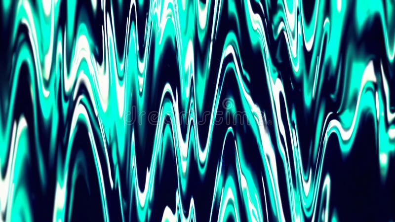 Abstract Pattern with Blue and White Waves on Black Background. Modern ...