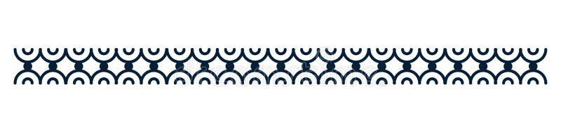 Abstract Pattern Border Design. Vector Illustration Decorative Design ...