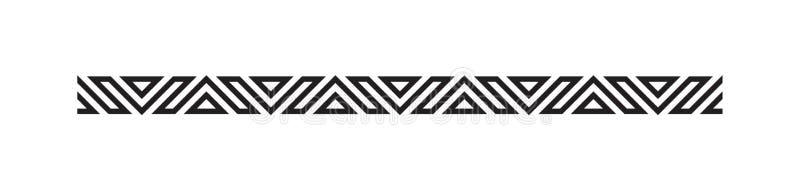 Abstract Pattern Border Design. Vector Illustration Decorative Design ...