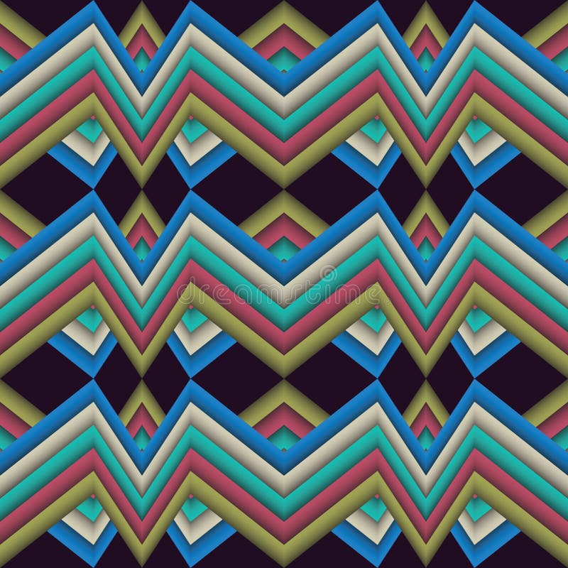 Abstract Pattern Broken Line Motley Stock Vector - Illustration of ...