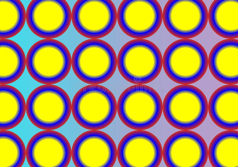 Abstract Pattern Circle Repeat White on Green Background Stock Vector ...