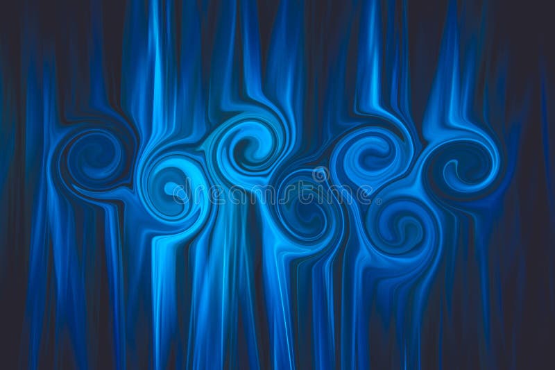 Abstract Pattern of Circular or Wavy Shapes. Curved Design Stock ...