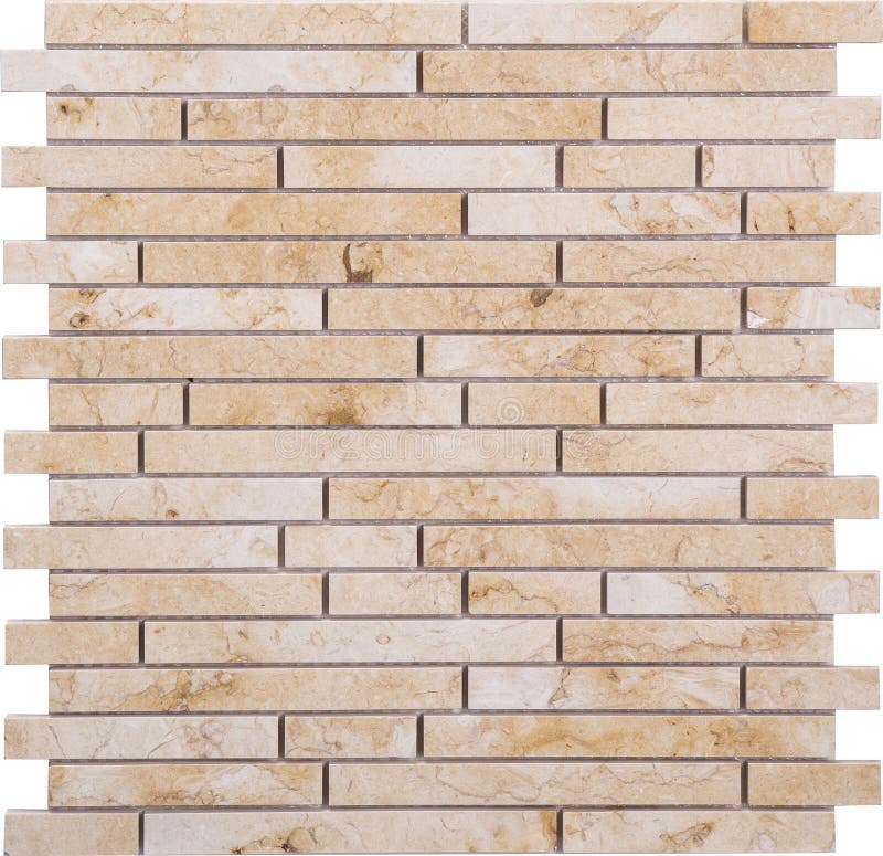 Seamless Beige Rectangle Marble Mosaic Pattern Stock Photo - Image of ...