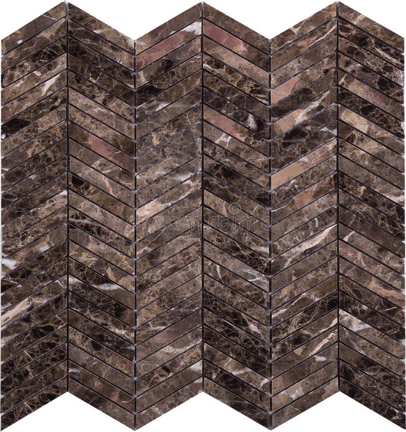 Seamless Brown Retro Rectangle Marble Mosaic Pattern Stock Photo ...