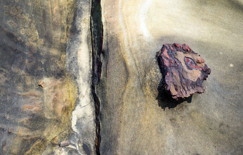 Abstract Pattern of Colorful Rock Stock Image - Image of beach, mineral ...