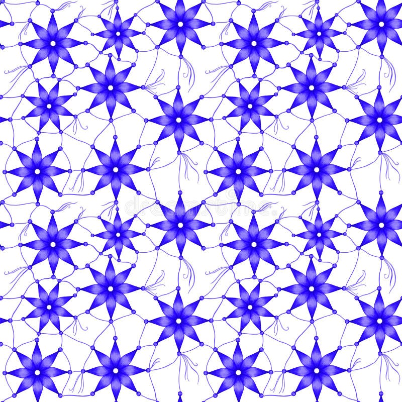 Abstract Pattern with Cotton Stock Illustration - Illustration of ...