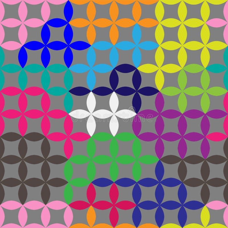 Abstract Pattern, Bitmap Background. Mosaic Stock Illustration ...