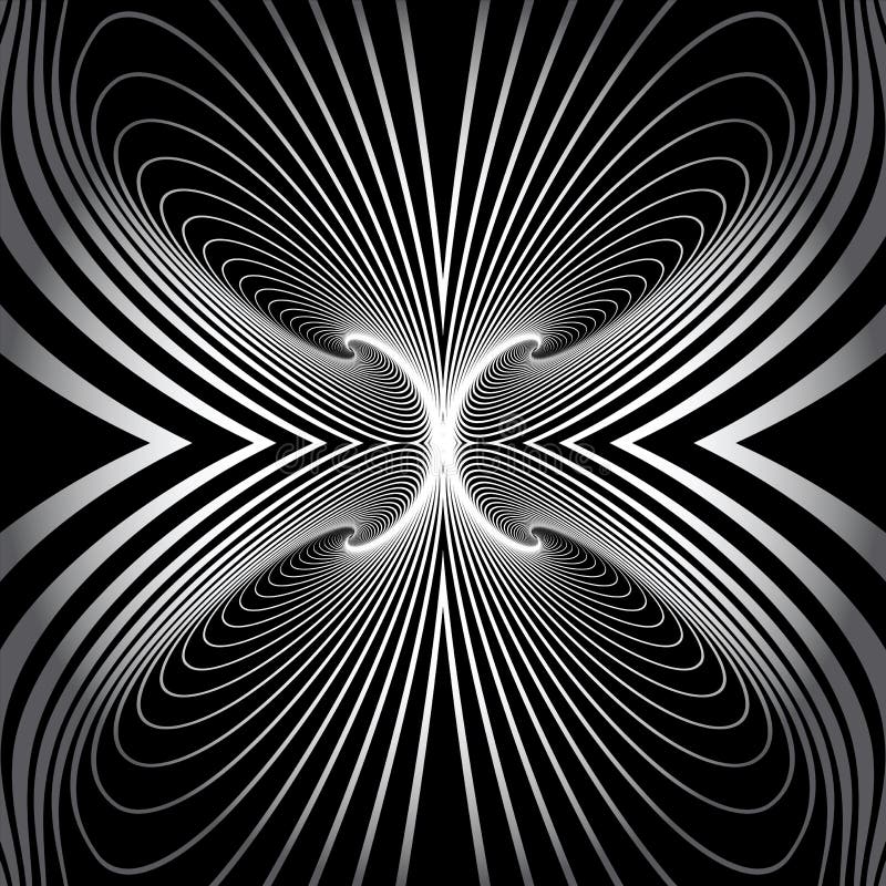 Abstract Pattern. 3D Illusion Stock Vector - Illustration of concave ...