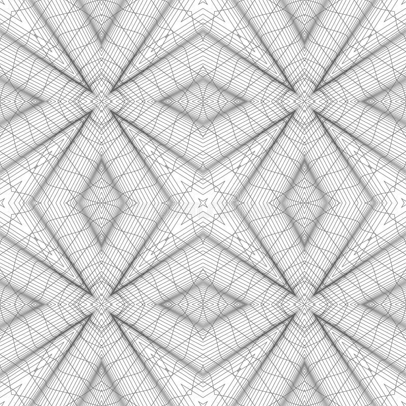 Abstract Pattern with 3D Objects and Waves. Stock Vector - Illustration ...