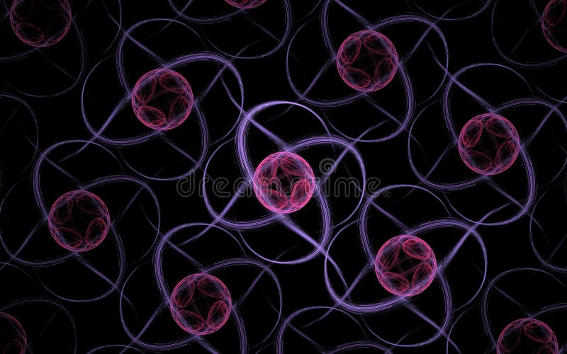 Abstract Pattern on a Dark Background Stock Illustration - Illustration ...
