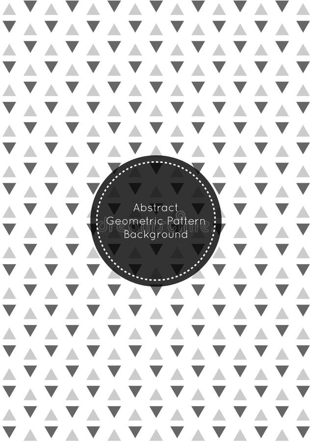 Abstract Pattern Design, Pairs of Triangle and Its Upside Down, Grey ...