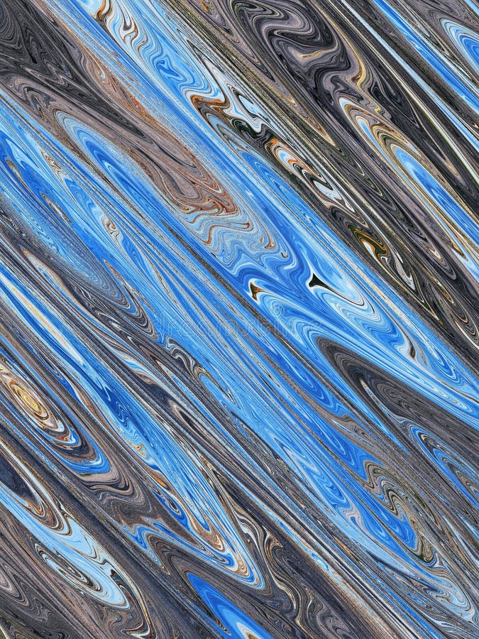 Abstract Pattern with Diagonal, Fluid Lines and Color Gradients in Blue ...