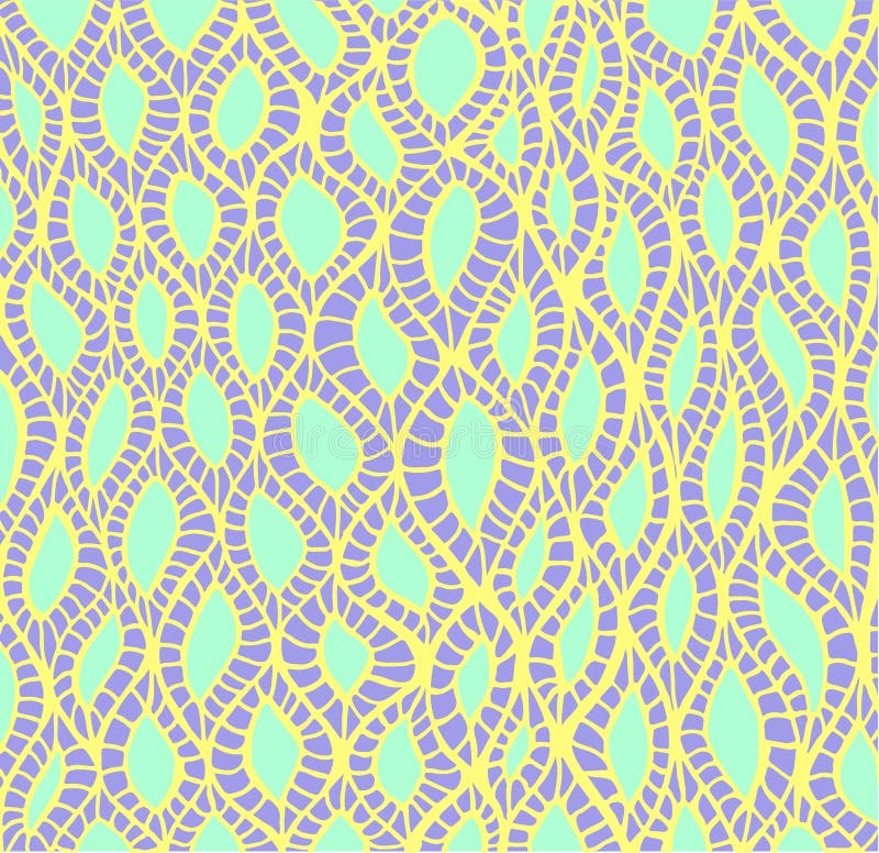 Abstract Pattern, Ethnic Style, Stylish Background, Lilac and Yellow ...