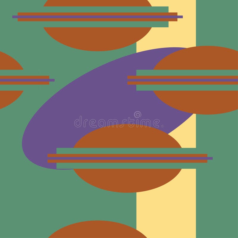 Abstract Pattern Expressive Shape Ornaments Graphical Design Stock ...