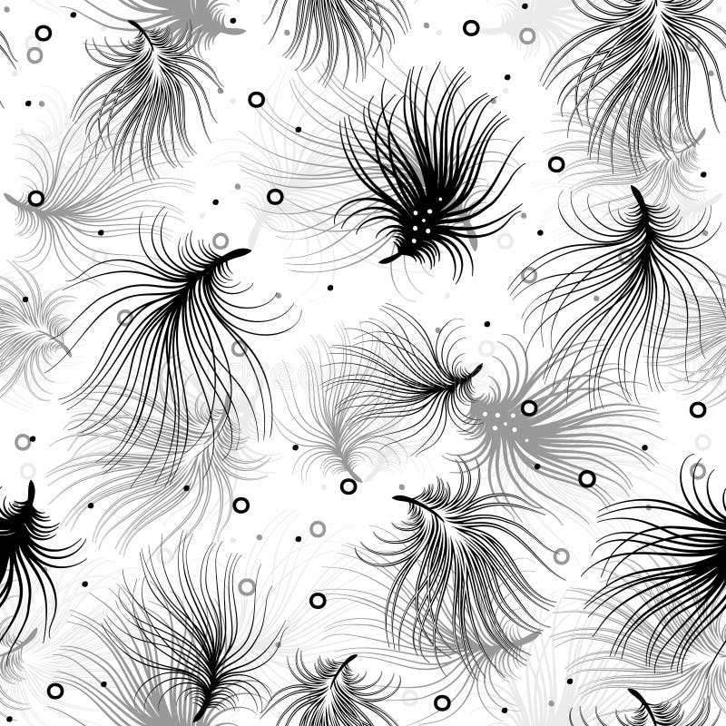 Abstract Pattern with Feathers,vector Illustration Stock Vector ...