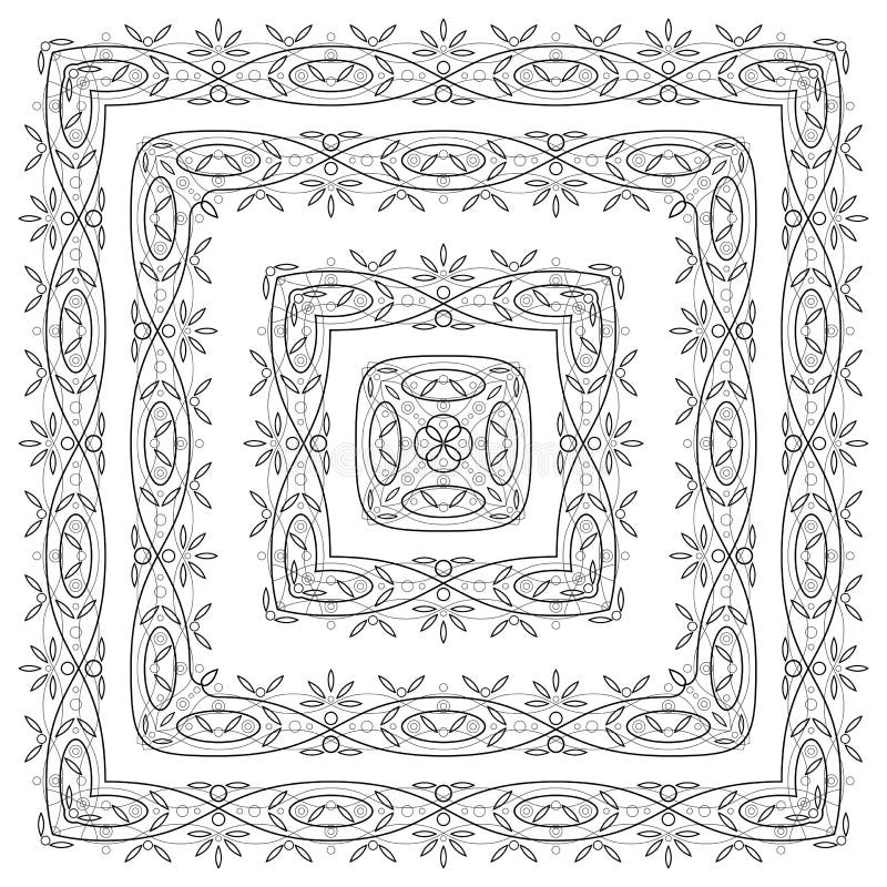 Abstract contour pattern stock vector. Illustration of pattern - 40322422