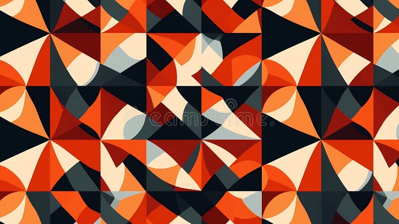 Abstract Pattern with Freedom Style. AI-generated. Stock Illustration ...