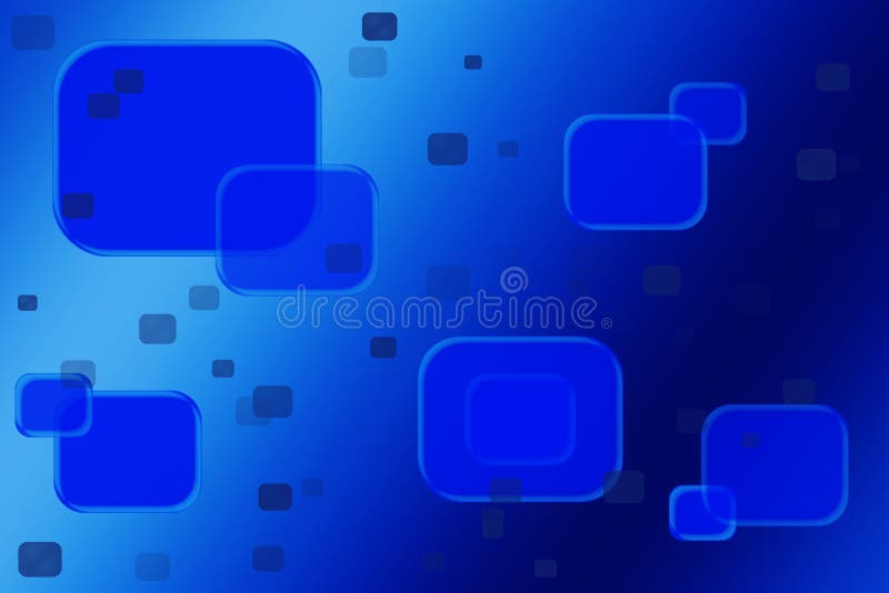 Abstract Pattern of Geometric Shapes in Blue and Light Blue Stock ...