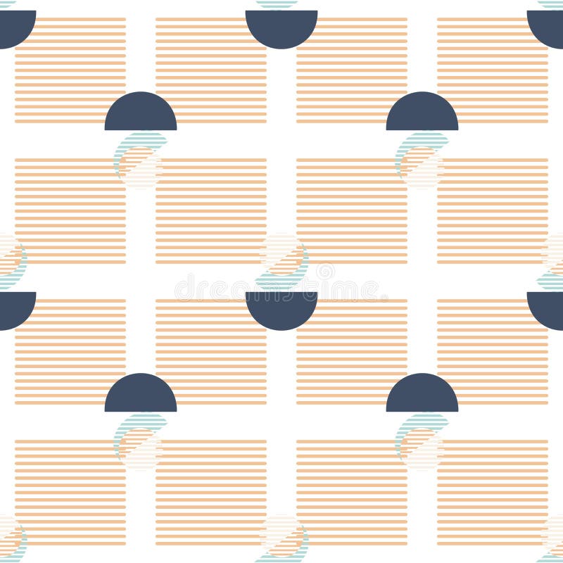 Abstract Pattern of Geometric Shapes Winter Colors Stock Vector ...