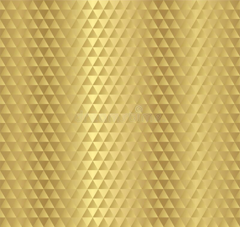 Gold Vector Background of Abstract Pattern Geometric Triangle Shapes ...