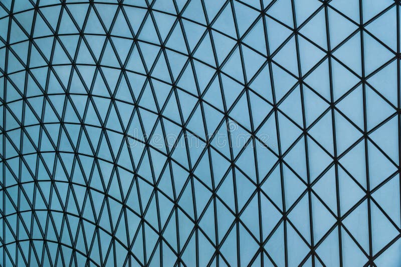 Abstract Pattern of Glass and Steel Like a Spider Web. Stock Photo ...