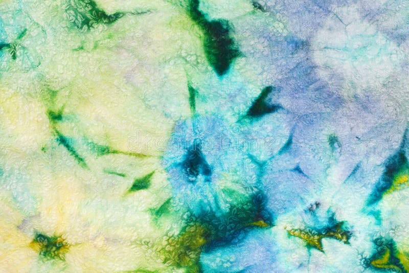 Abstract Pattern on Handmade Silk Batik Stock Illustration ...