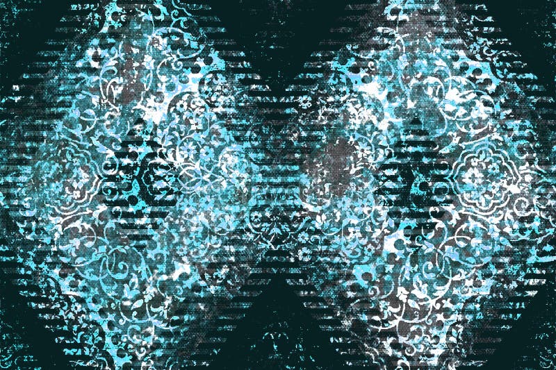 Geometrical Carpet Abstract Pattern in High Definition Texture Isolated ...