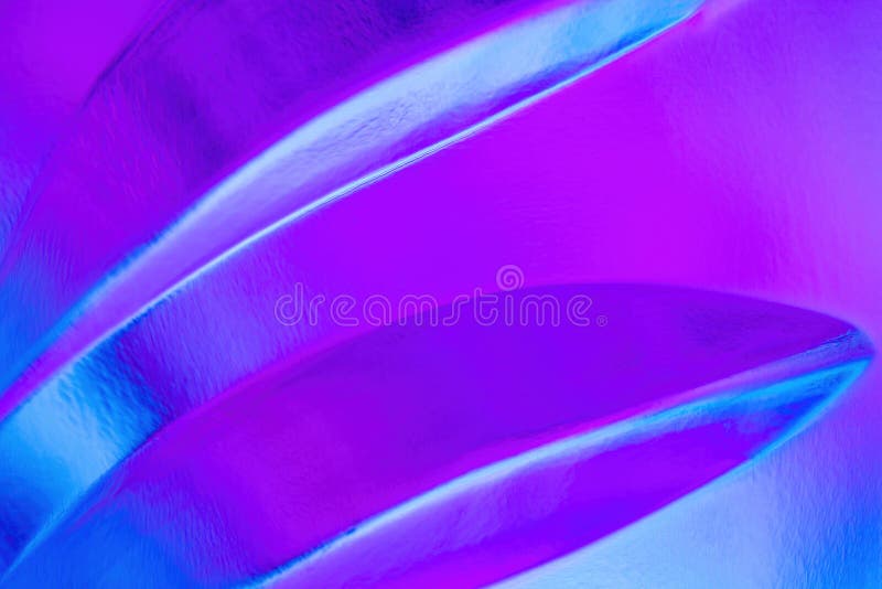 Abstract Pattern of Illuminated Relief Surface of Thick Glass Stock ...