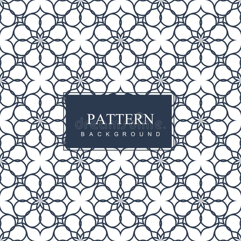 Abstract Pattern Illustration in Arabian Style. Vector Illustration ...