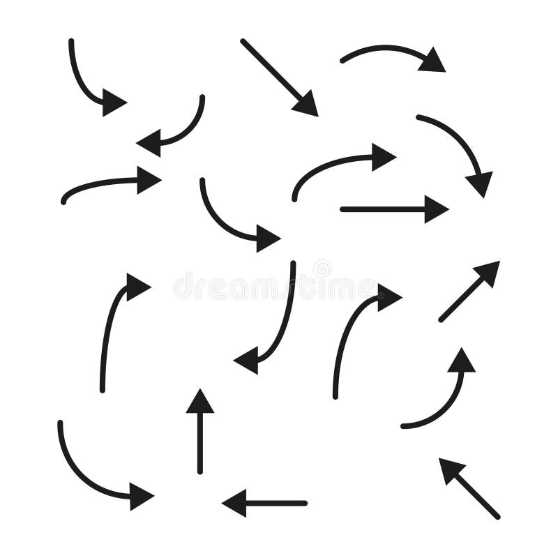 Abstract Pattern of Interlocking Arrows. Stock Vector - Illustration of ...