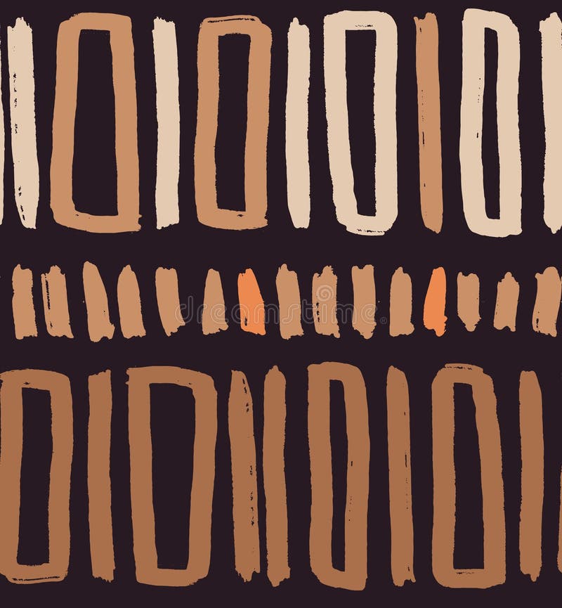 Abstract Pattern Line Art. Brush Stroke Geo Texture, Boho Home Decor ...