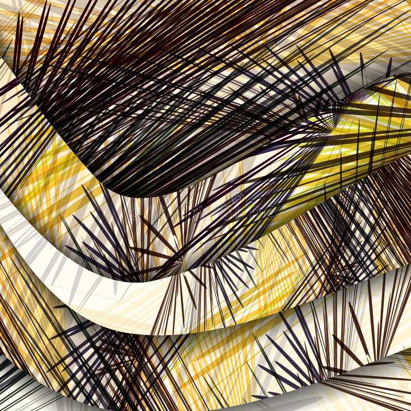 Abstract pattern of lines. stock vector. Illustration of paper - 30014409