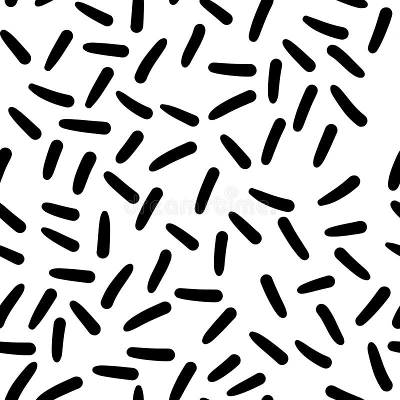 Abstract Pattern. Lots of Black Sticks. Small Black Lines. Stock Vector ...