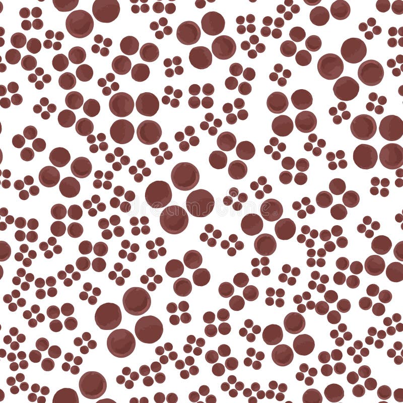 Abstract Pattern Made of Brown Color Shapes Stock Vector - Illustration ...