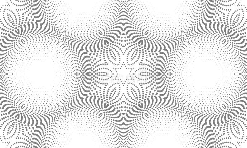 Abstract Pattern of Many Dots on a White Background. Stock Vector ...