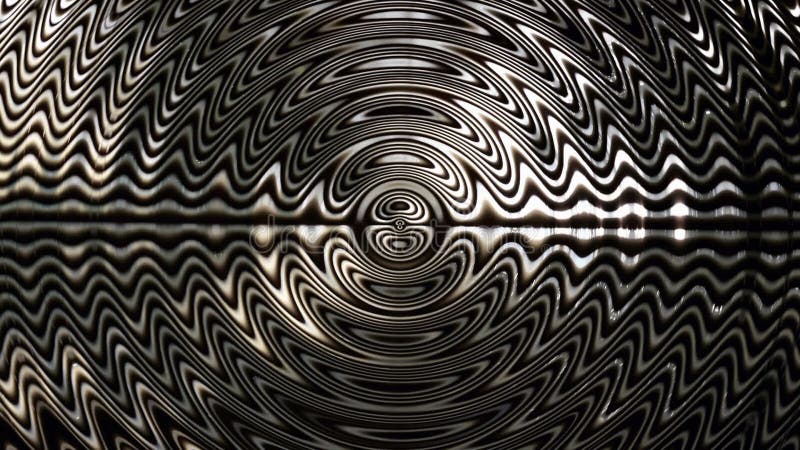 Abstract Pattern of Monochromatic Circular Zig Zags Stock Footage ...
