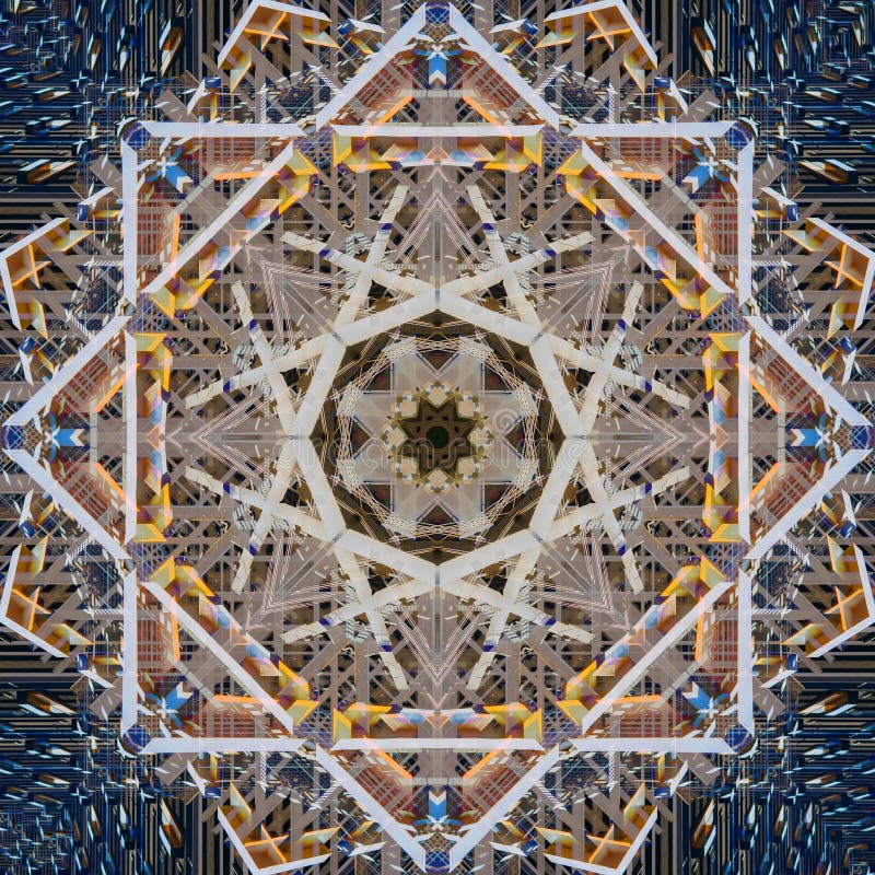 Abstract Pattern, Multi-colored Kaleidoscope from Photos Modern ...