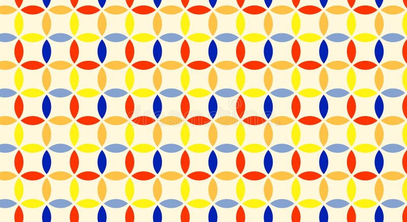 Abstract Pattern of Multicolored Shapes Stock Vector - Illustration of ...