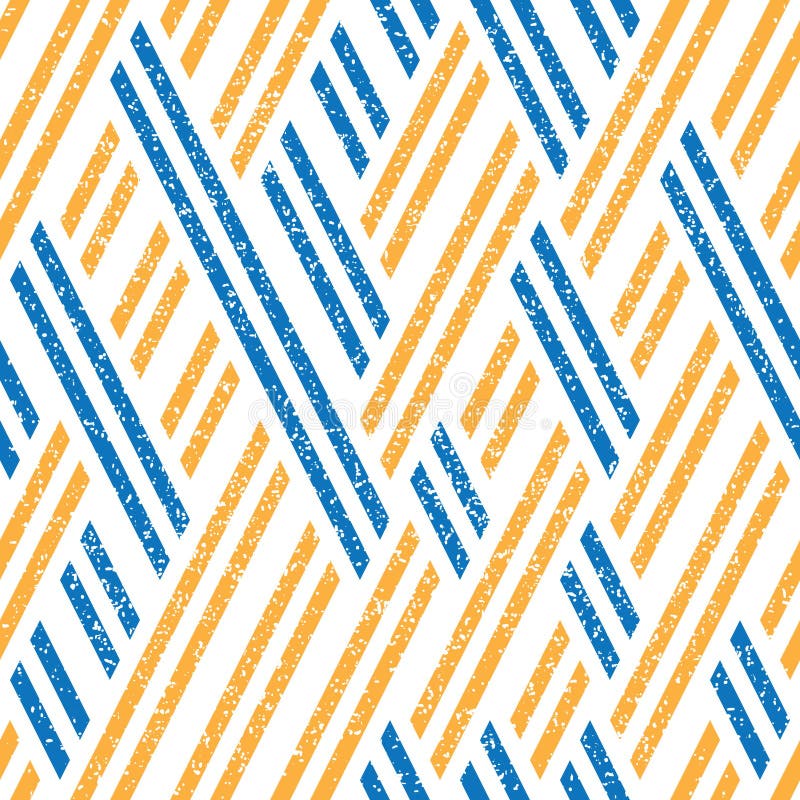 Abstract Pattern with Orange and Blue Stripes 7014, Modern Stylish ...