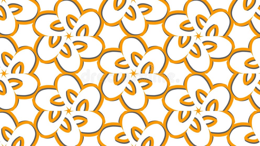 Abstract Pattern with Orange Highlights and Dynamic Shapes Stock Illustration - Illustration of ...