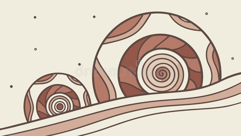 Abstract Pattern with Organic Spiral Shapes, Vector Design Generative ...