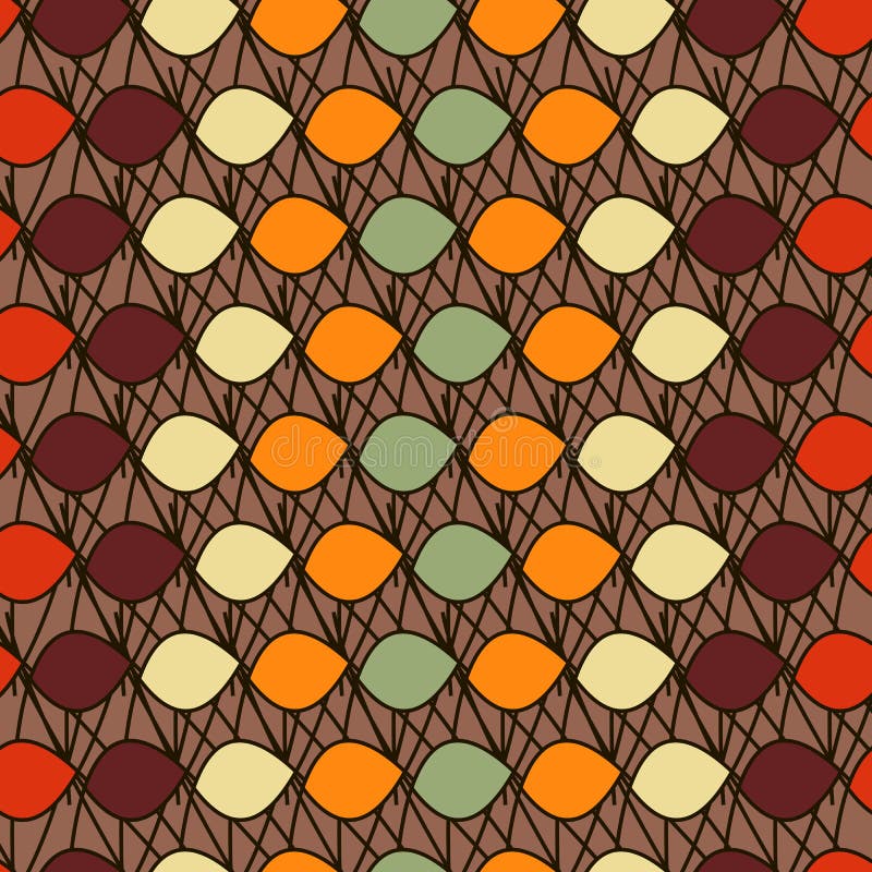 Abstract pattern ovals stock vector. Illustration of organic - 73089781