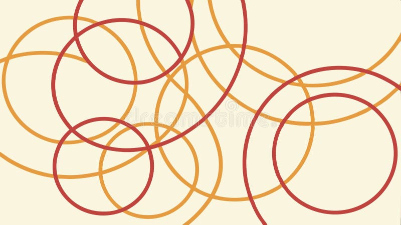 Abstract Pattern of Overlapping Circles Vector Design Generative AI Stock Illustration ...