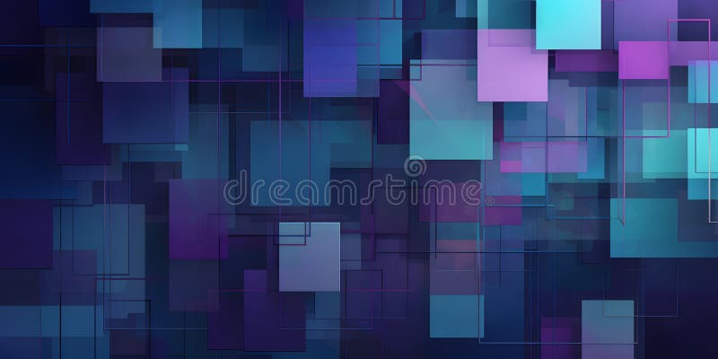 An Abstract Pattern of Overlapping Rectangles in Shades O One ...