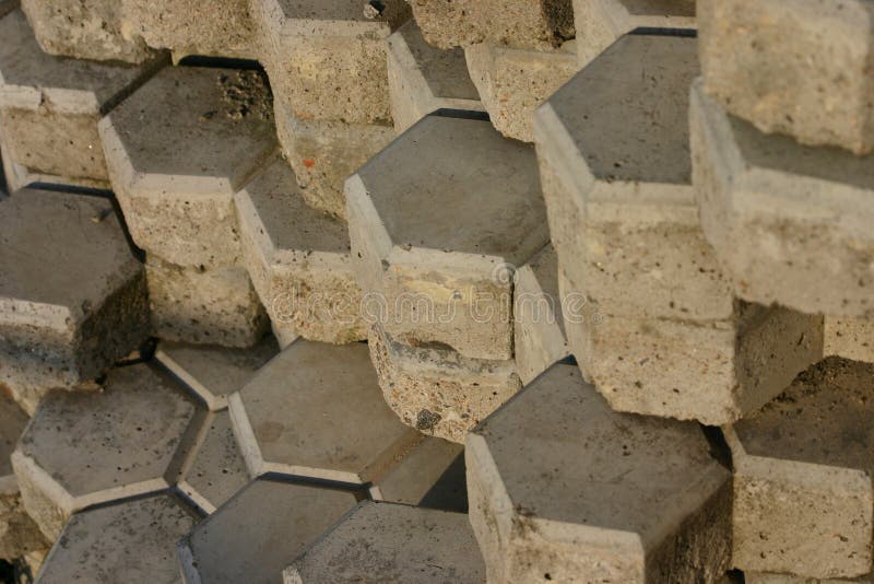 Hexagonal Cement Blocks Stock Photos - Free & Royalty-Free Stock Photos ...
