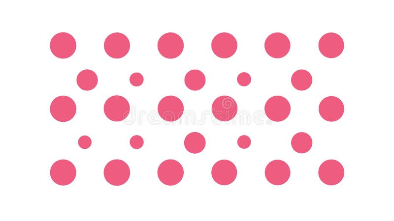 Abstract Pattern of Pink Dots Vector Graphic, Texture Design Element ...