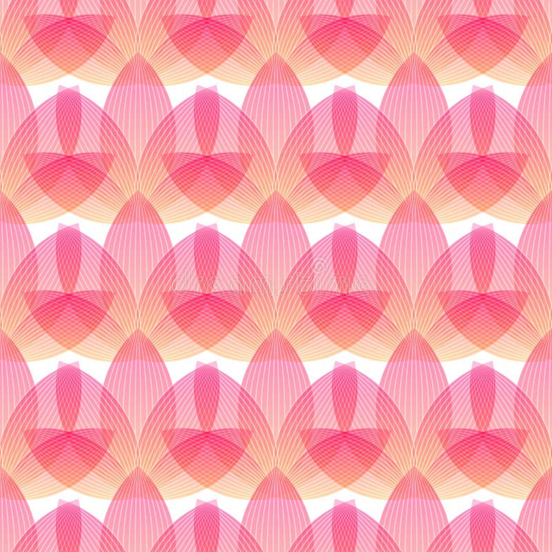 Abstract Pattern in Pink and Orange Colors Stock Vector - Illustration ...