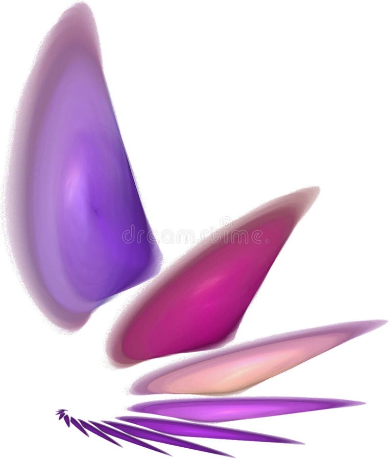 Abstract Pattern in Purple and Pink Colors, Logo, Isolated Element ...