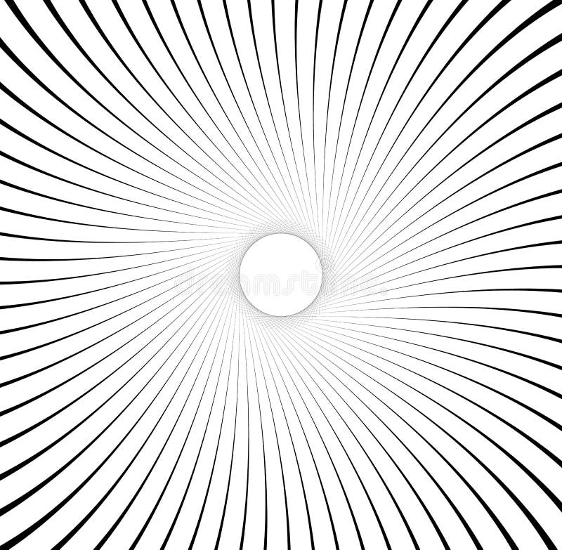 Abstract Pattern with Radial Lines. Radial, Radiating Lines with Stock ...